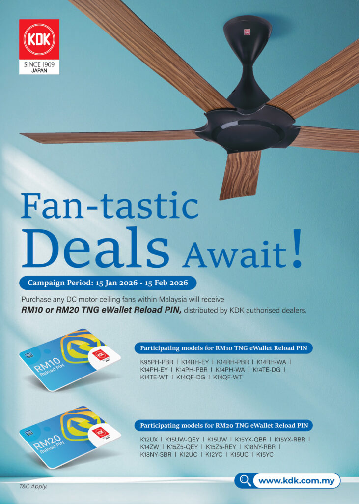 Fan-tastic Deals Await – KDK DC Motor Fan Promotion - KDK Fans Malaysia